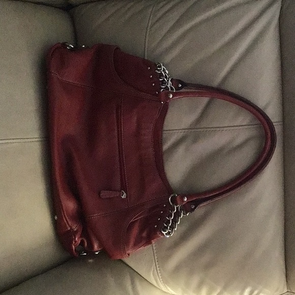 Tyler Rodan | Bags | Tyler Rodan Red Leather Shoulder Bag | Poshmark
